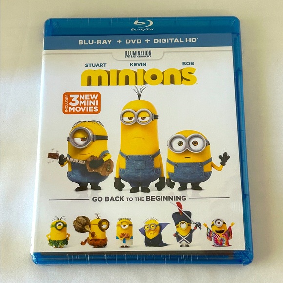 Disney | Media | Disney Minions Bluraydvd Nos 26 2disc Set Plus 3 Mini ...